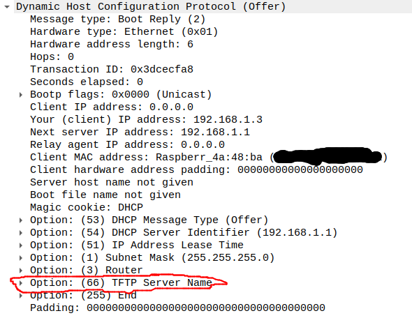 Bug #15518: Kea does not send configured TFTP server name - pfSense - pfSense bugtracker